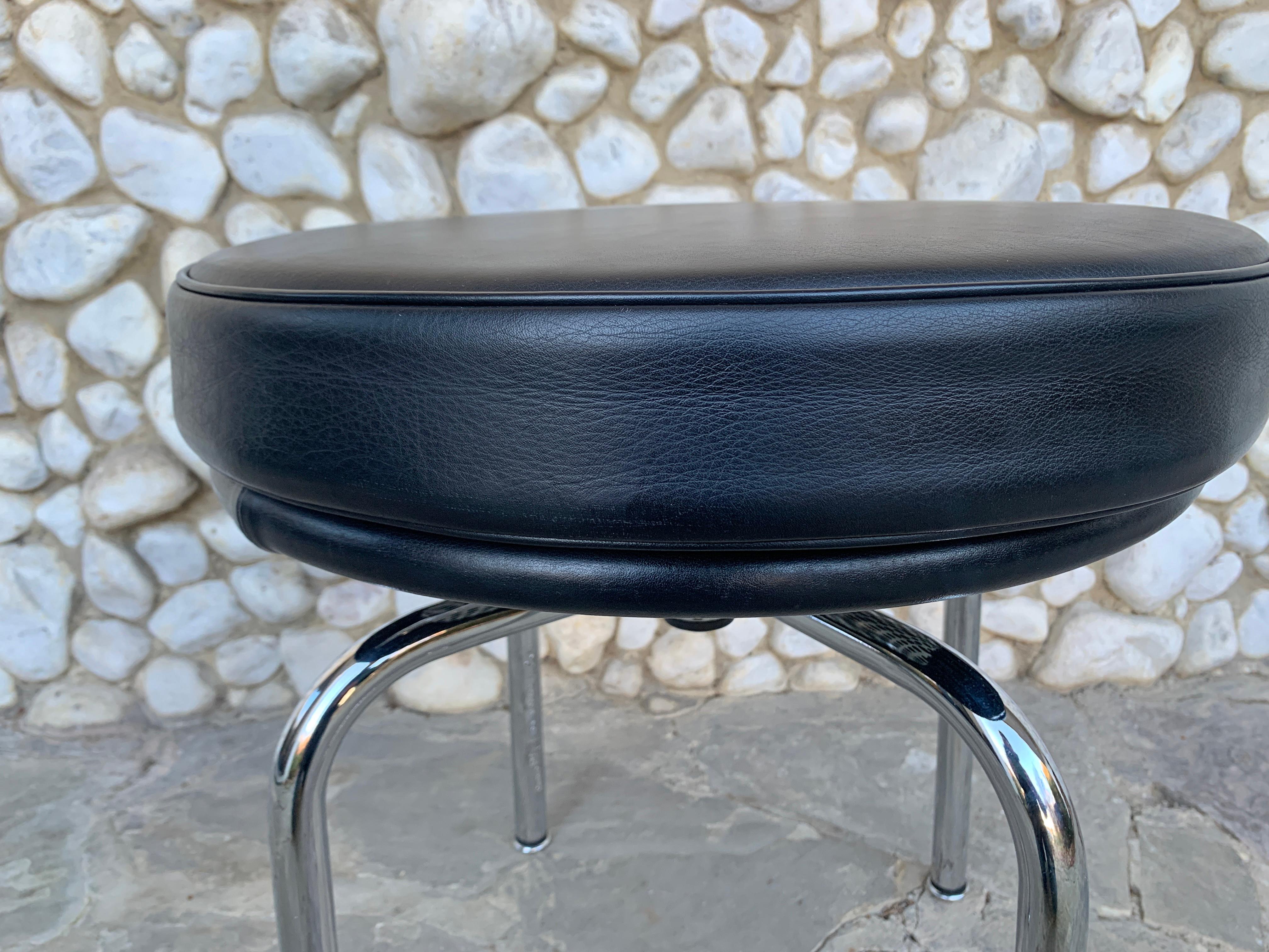 LC8 Stool by Charlotte Perriand and Le Corbusier for Cassina, 1970-80 ...