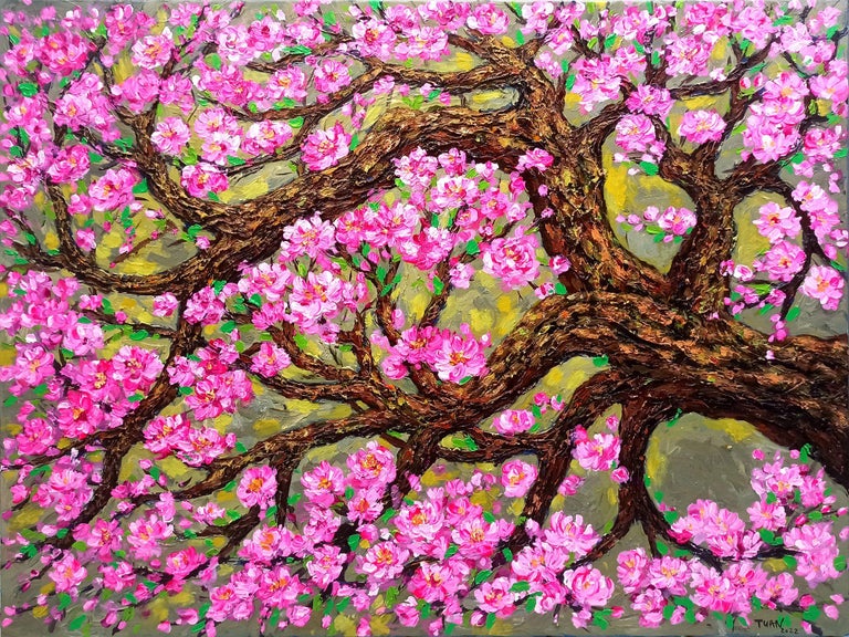 LE ANH TUAN - Spring, Painting, Acrylic on Canvas For Sale at 1stDibs