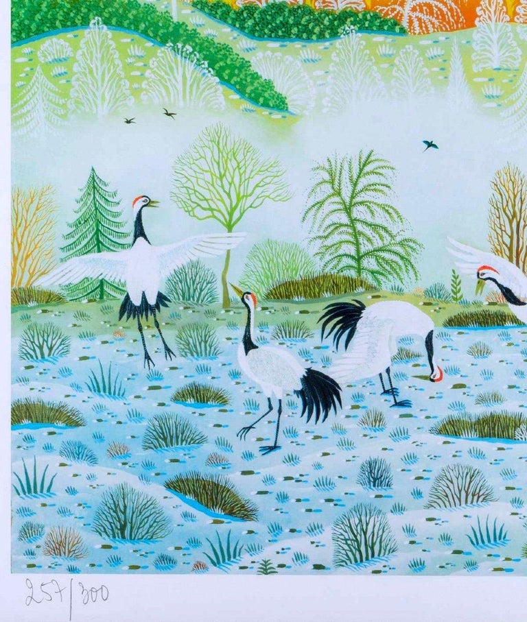 Le Ballet Des Grues, Numbered and Signed, Alain Thomas, Period: 20th ...