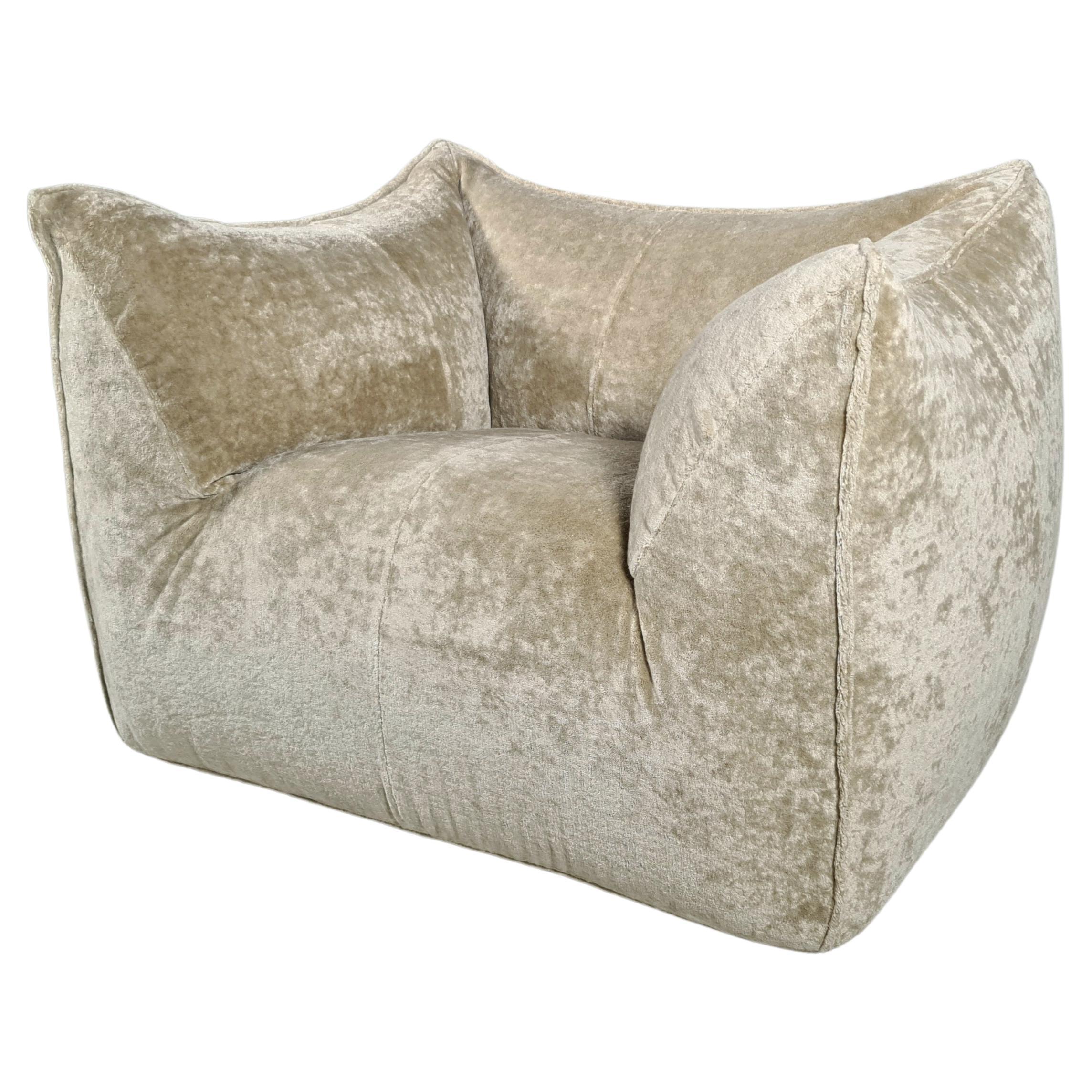 Early Mario Bellini Le Bambole Lounge Chair, Original Leather, C&B ...