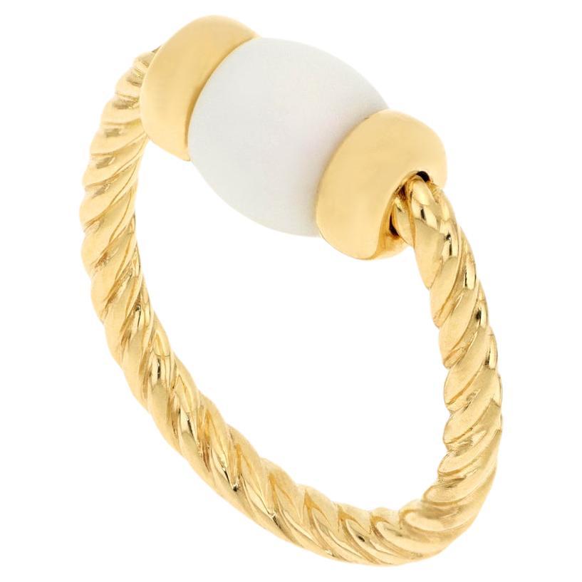 Le Carrousel Ring Malachite and Diamonds For Sale at 1stDibs