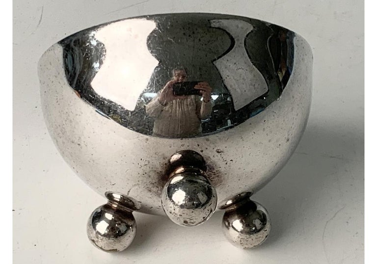 Le Cirque N.Y. Hotel Silver Caviar Dish For Sale at 1stDibs