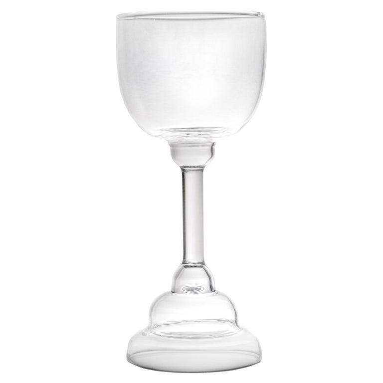 21st Century Contemporary Wine Glass x2 Handmade in Italy by Ilaria ...