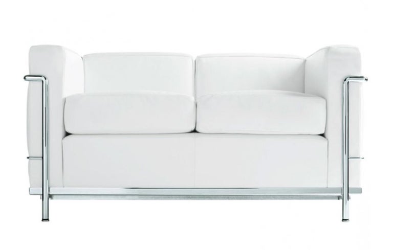 Le Corbusier Cassina Original Sofa Cassina LC2 For Sale at 1stDibs