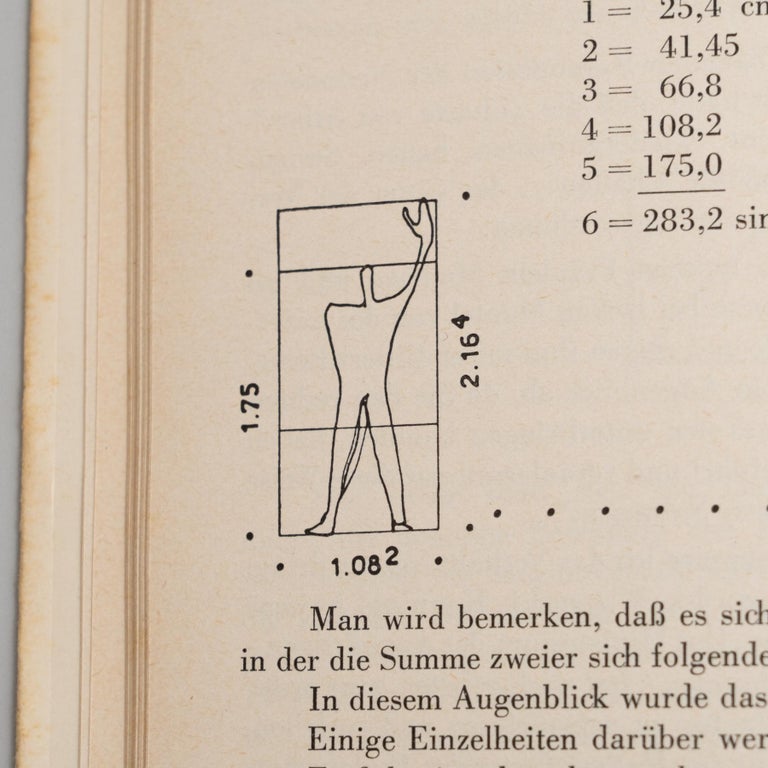 Le Corbusier Der Modulor Book, 1956 For Sale at 1stDibs