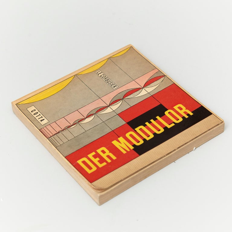 Le Corbusier Der Modulor Book, 1956 For Sale at 1stDibs