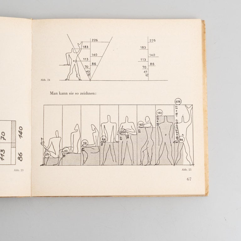 Le Corbusier Der Modulor Book, 1956 For Sale at 1stDibs