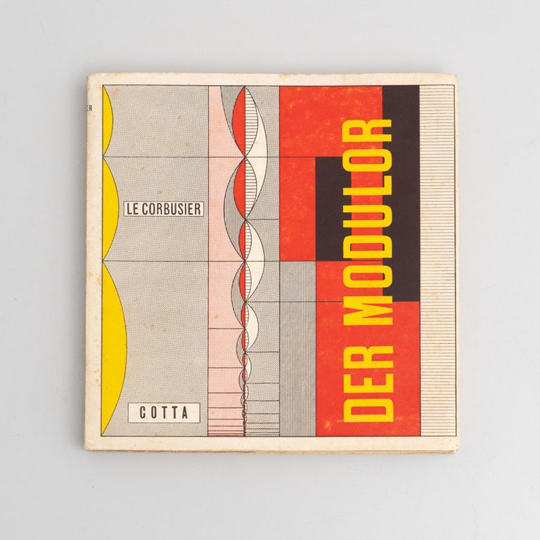 Le Corbusier Der Modulor Book, 1956 For Sale at 1stDibs