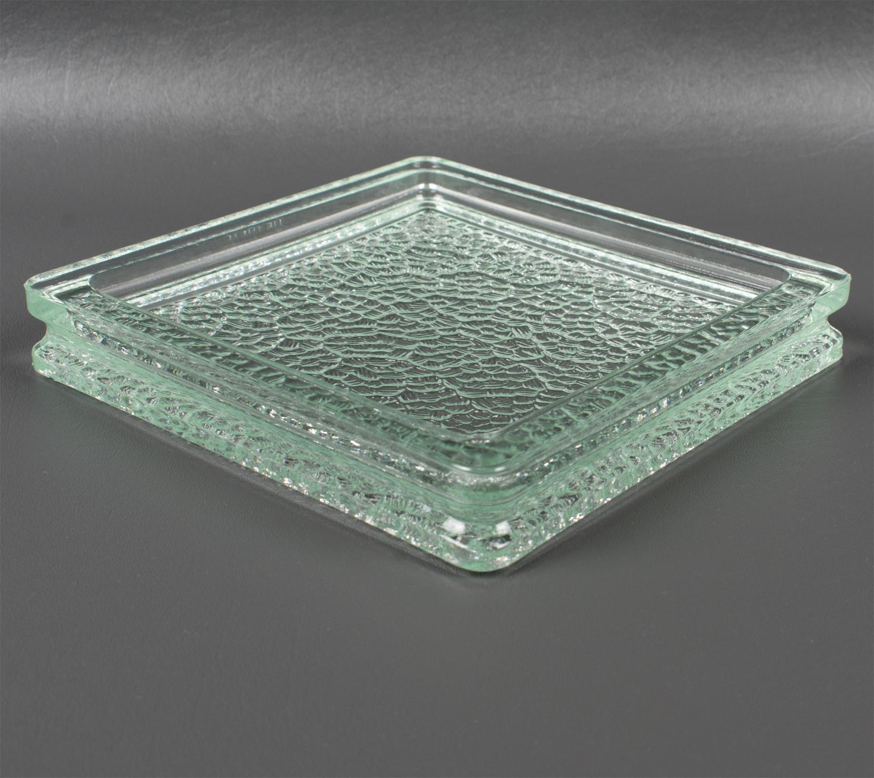 Le Corbusier for Lumax Mid-Century Modern Glass Catchall Bowl, Desk ...