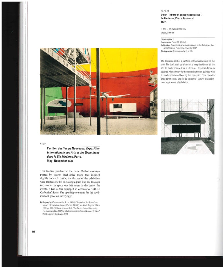 Le Corbusier: Furniture and Interiors 1905-1965 by Arthur Ruegg 'Book' For Sale at 1stDibs
