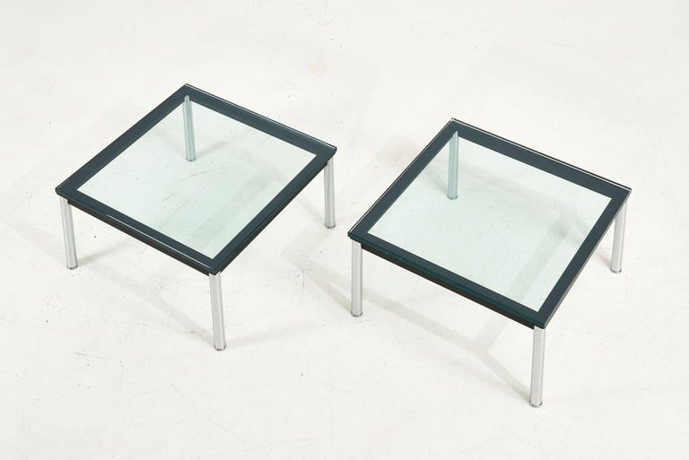 Le Corbusier LC 10 for Cassina Side Tables, Italy, 1970 For Sale at 1stDibs