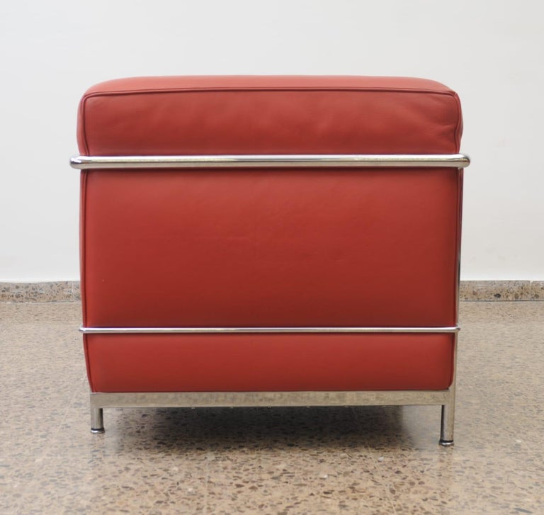 Le Corbusier Model LC2 Vintage Lounge Chair for Cassina For Sale at 1stDibs
