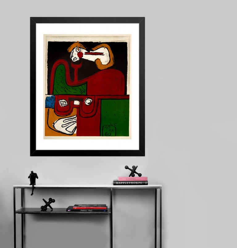 Le Corbusier - Portrait by Le Corbusier For Sale at 1stDibs