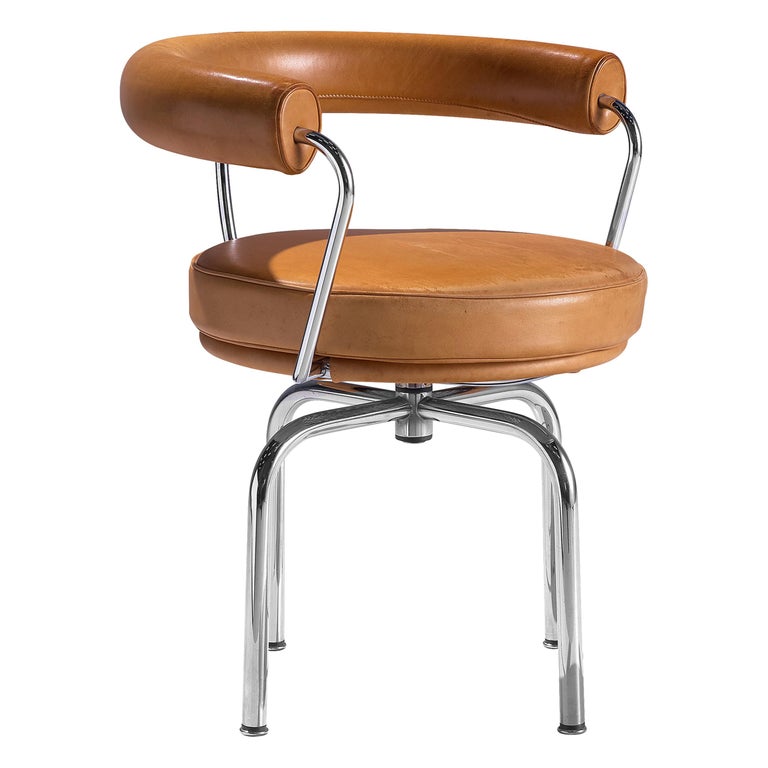 Le Corbusier, Perriand and Jeanneret LC7 Swivel Chair for Cassina For ...