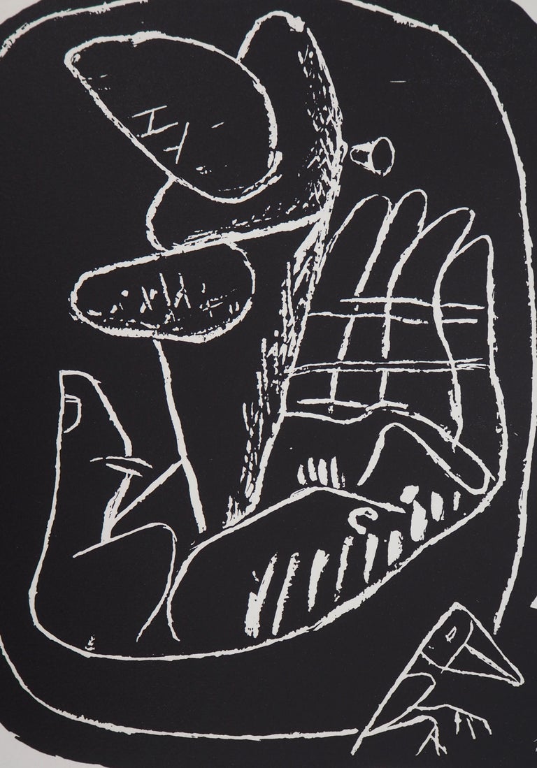 Le Corbusier - Hand with Enigmatic Symbol - Original lithograph ...