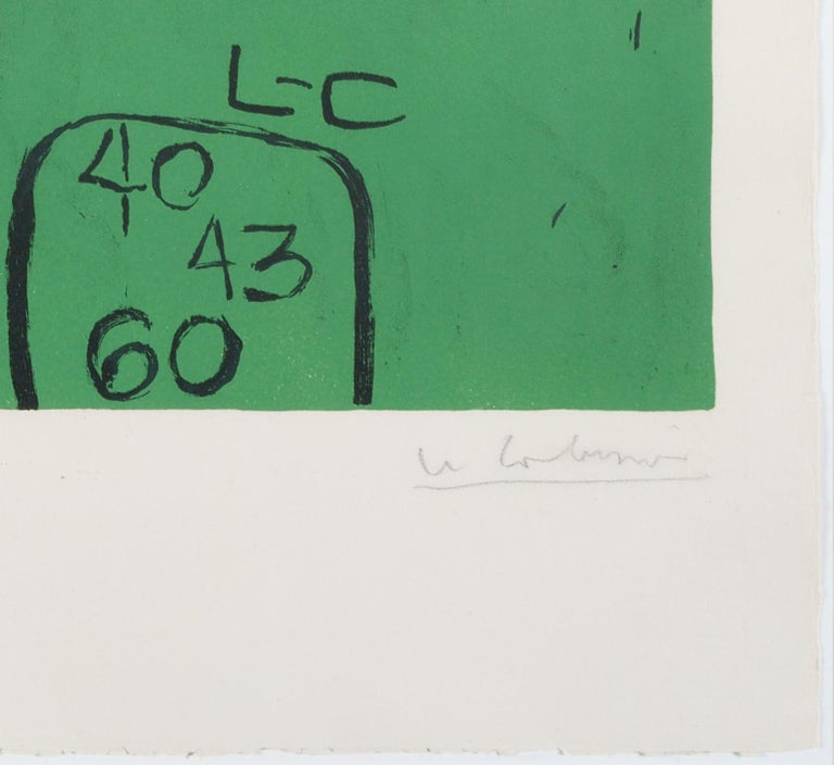 Le Corbusier - Portrait – lithograph, hand-signed and numbered For Sale ...