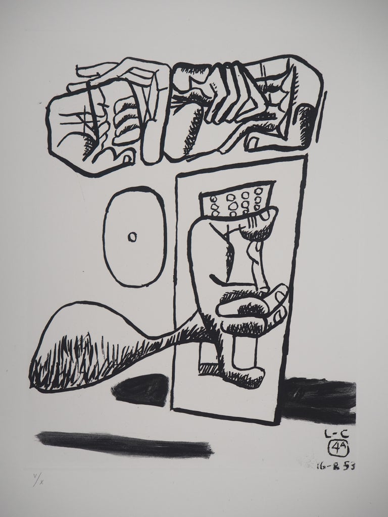Le Corbusier - Unite : Cubist Hands - Original etching - Numbered / 10 ...