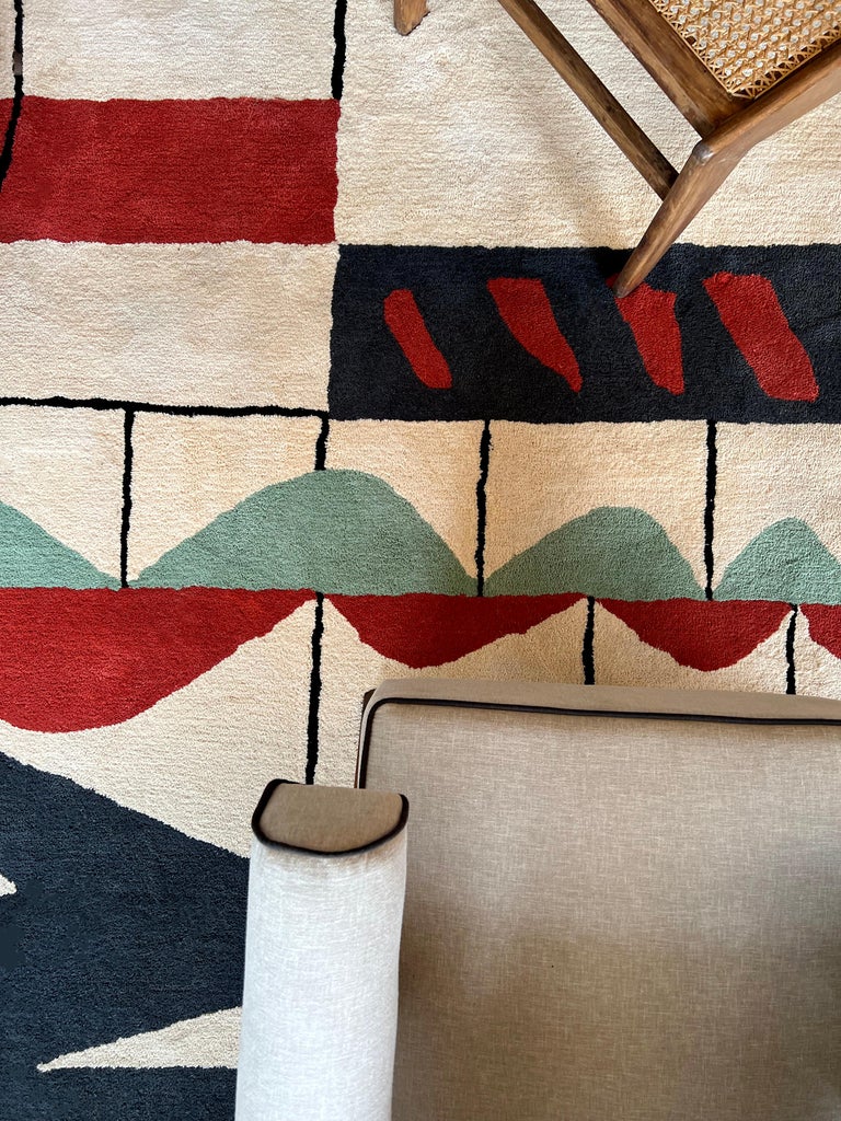 Le Corbusier "The Modulor" Carpet / Tapestry in Wool For Sale at 1stDibs