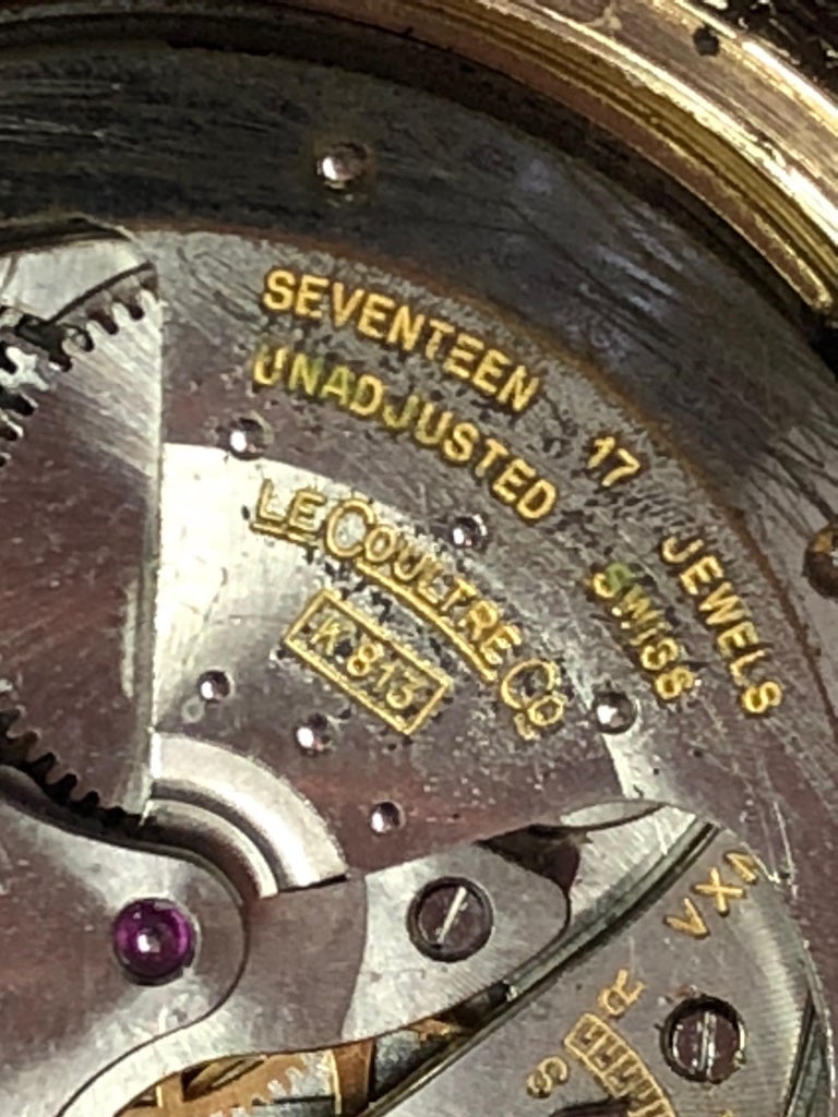 Le Coultre Men's Master Mariner 14-Karat Gold Watch with Box and Papers ...