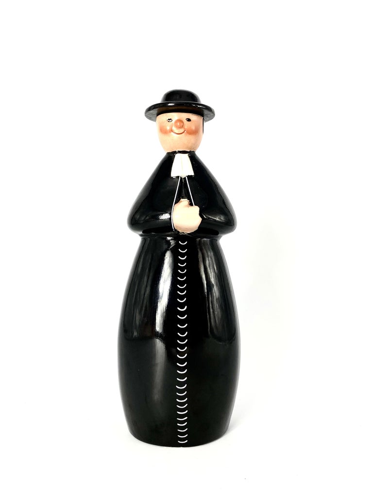 'Le Curé', Art Deco Benedictine figure bottle, Robj Paris, France ...