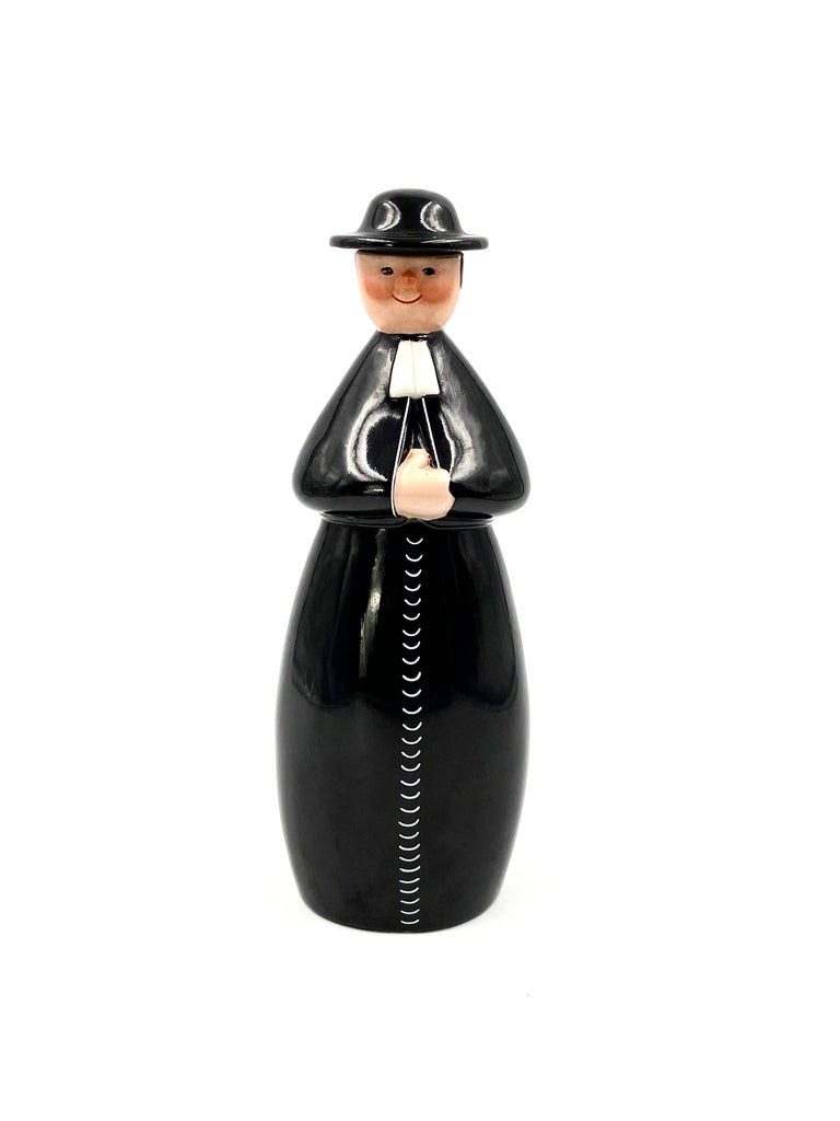 'Le Curé', Art Deco Benedictine figure bottle, Robj Paris, France ...