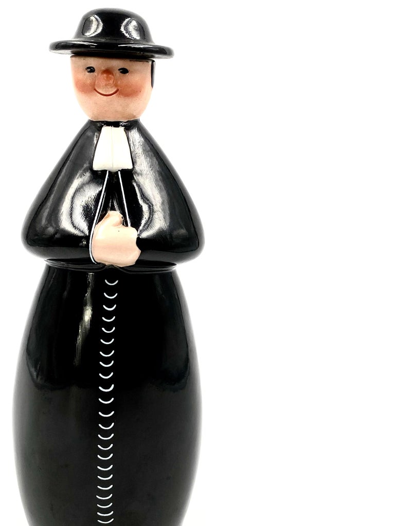 'Le Curé', Art Deco Benedictine figure bottle, Robj Paris, France ...