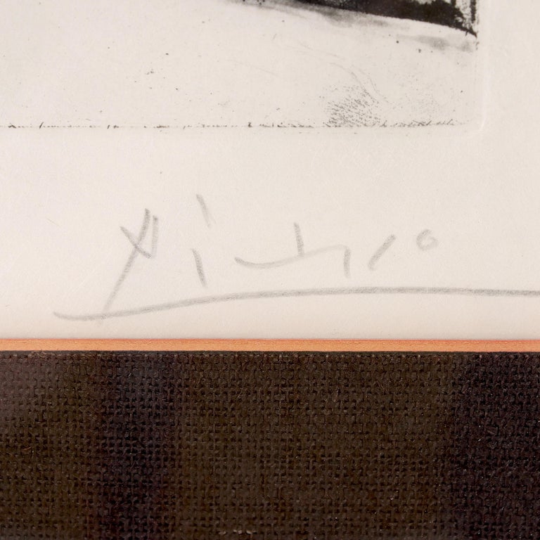 'Le Faune' 'Head of a Faun' Etching and Aquatint by Pablo Picasso, 1958 ...