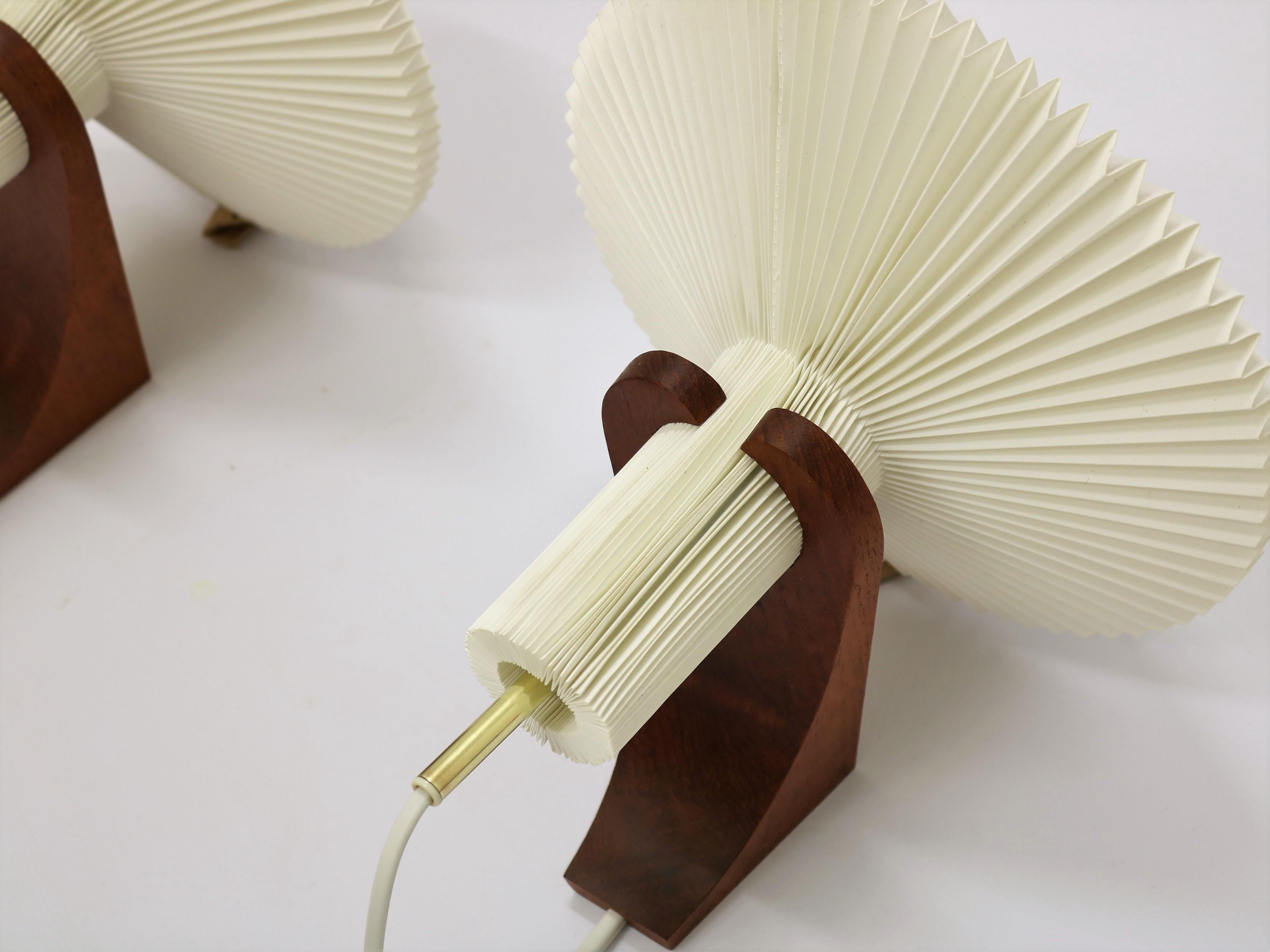 Le Klint, Vilhelm Wohlert, Model 204 Wall Lamps, 1950s at 1stDibs | le klint 204