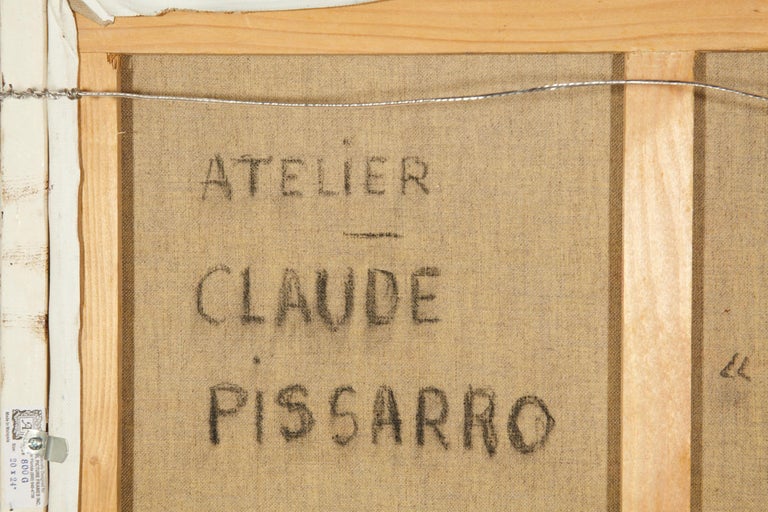 'Le Passeur Du Lac' by Listed Artist H. Claude Pissarro, Oil on Canvas ...