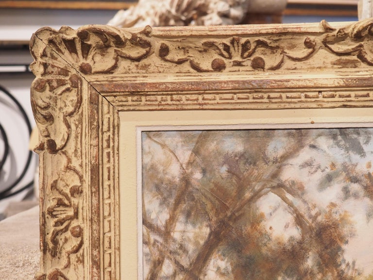 Le Pont Neuf Bridge in Paris, Painting on Board, Signed and Dated 1948 ...