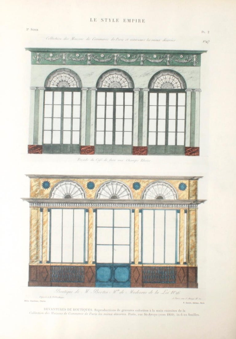 Le Style Empire, Décoratations, Extérieures Et Intérieures, Mobilier ...