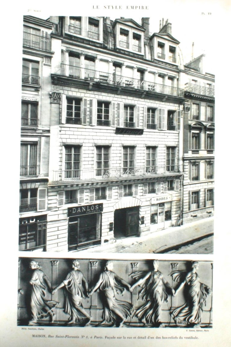 Le Style Empire, Décoratations, Extérieures Et Intérieures, Mobilier ...