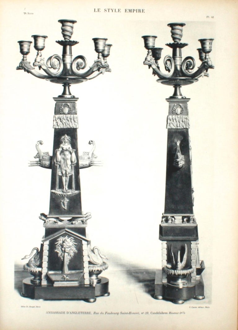 Le Style Empire, Décoratations, Extérieures Et Intérieures, Mobilier ...