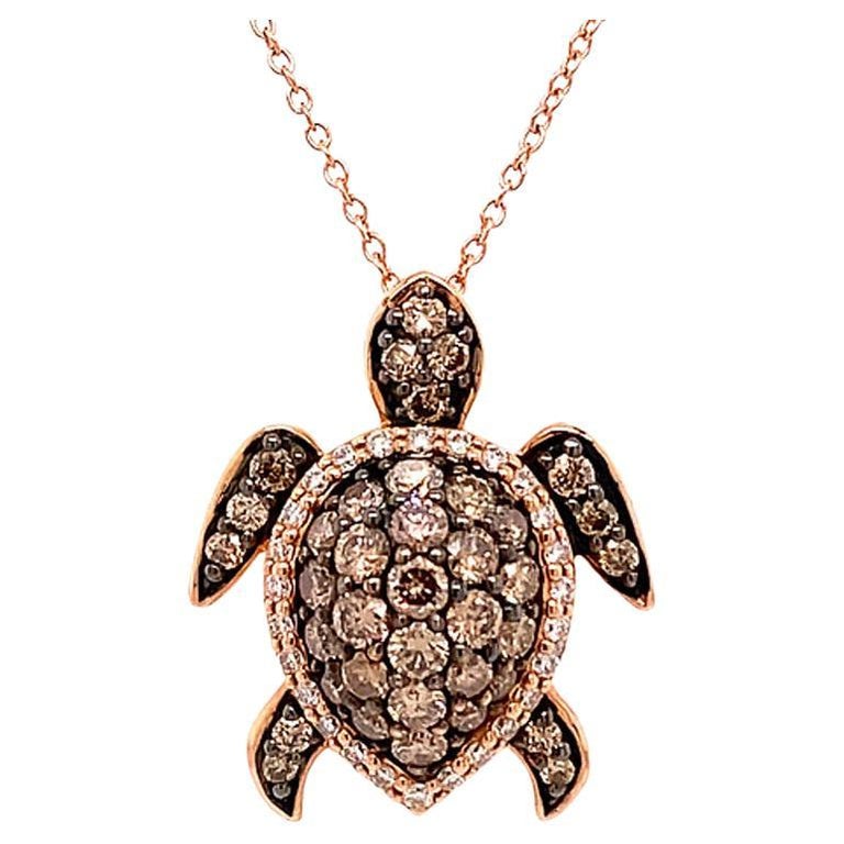 Le Vian Aloha Collection Sea Turtle Diamond Pendant with Chain, in 14k ...