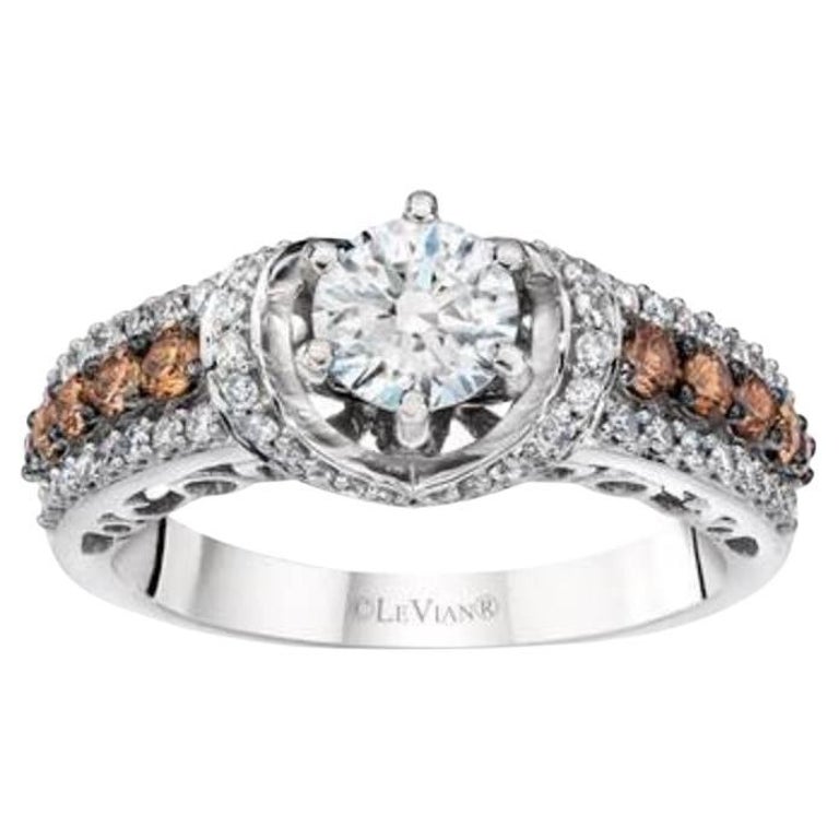 Bague de marie Le Vian avec diamants Vanilla , diamants chocolat sertis ...