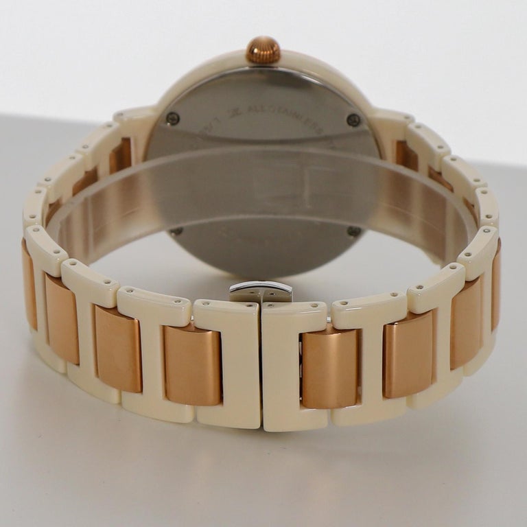 Le Vian Chocolate Diamonds Strawberry Gold Stainless Steel and Vanilla ...