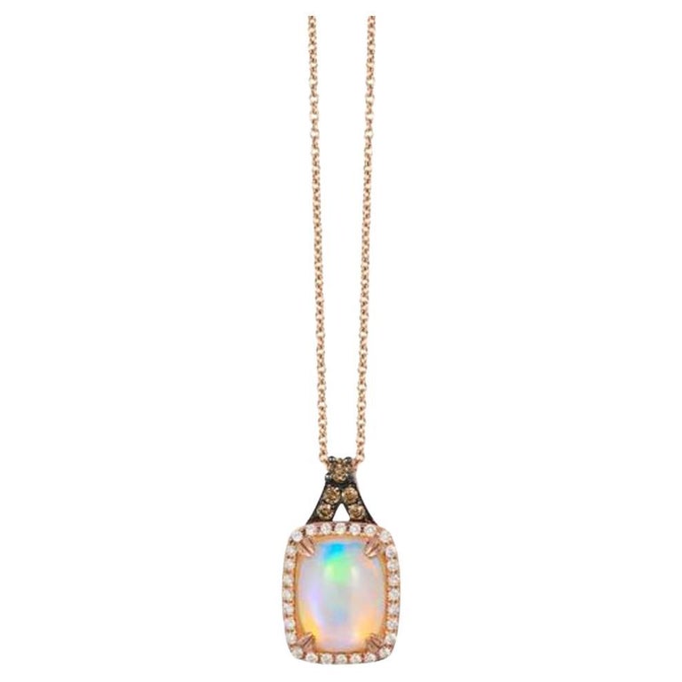 Le Vian Chocolatier Pendant Featuring Neopolitan Opal Chocolate ...