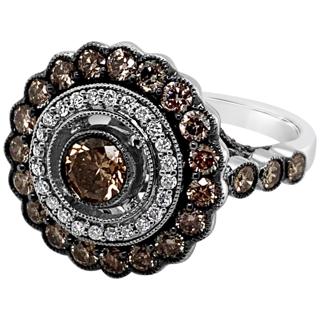 Le Vian Chocolatier Ring, Chocolate or Vanilla Diamonds, 14 Karat ...