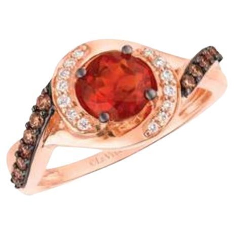 Le Vian Chocolatier Ring Featuring 1/2 Cts. Neon Tangerine Fire Opal, 1 ...
