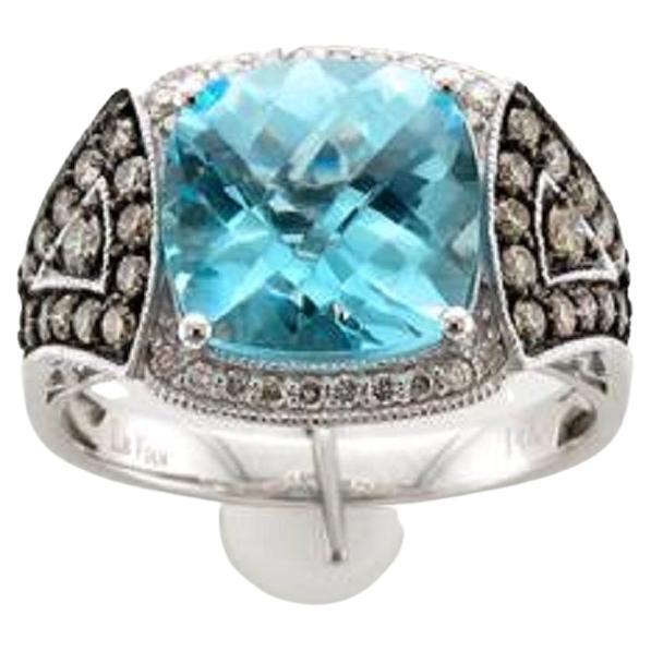 Le Vian Chocolatier Ring featuring Blue Topaz Chocolate Diamonds For ...