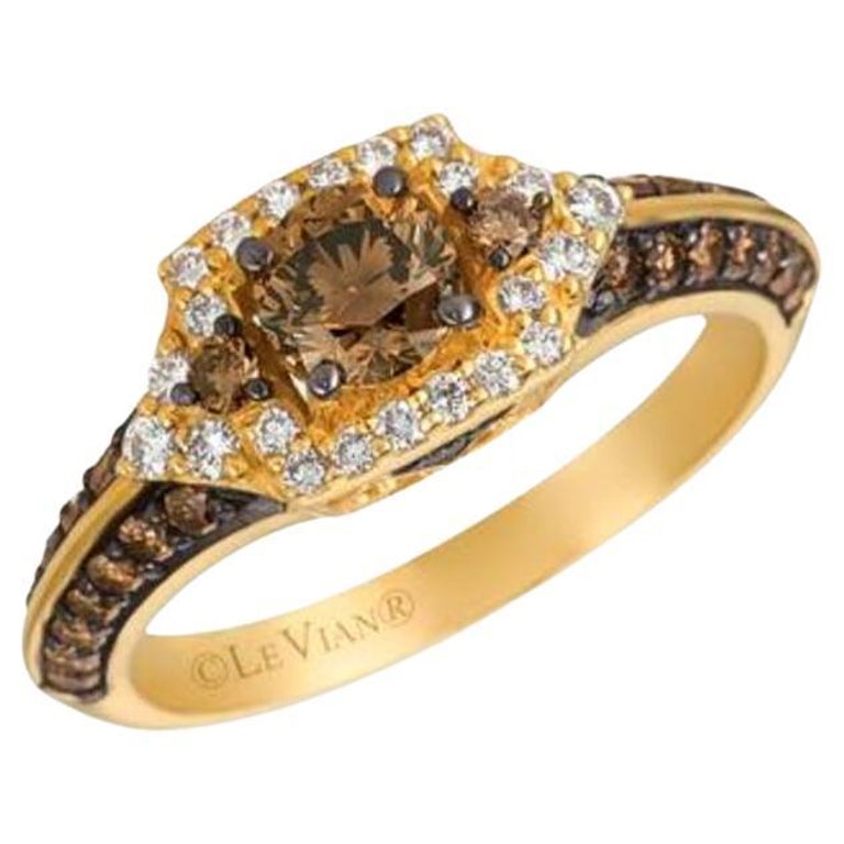 Le Vian Chocolatier Ring Featuring Chocolate Diamonds, Vanilla Diamonds ...