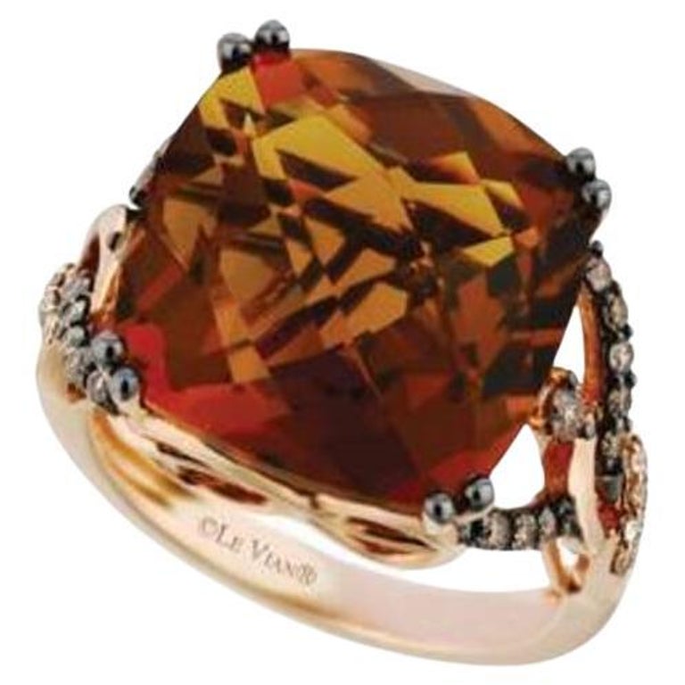 Le Vian Chocolatier Ring Featuring Cinnamon Citrine Chocolate Diamonds ...
