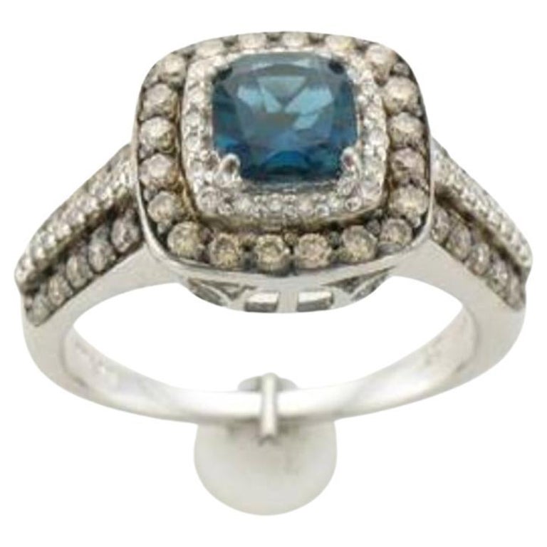 Le Vian Chocolatier Ring Featuring Deep Sea Blue Topaz Chocolate ...
