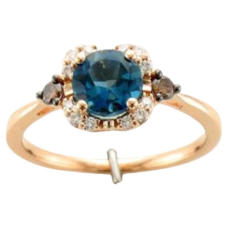 Le Vian Chocolatier Ring Featuring Deep Sea Blue Topaz Chocolate ...