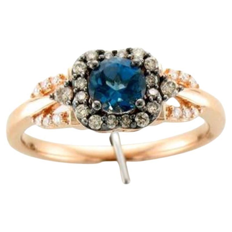 Le Vian Chocolatier Ring Featuring Deep Sea Blue Topaz Chocolate ...