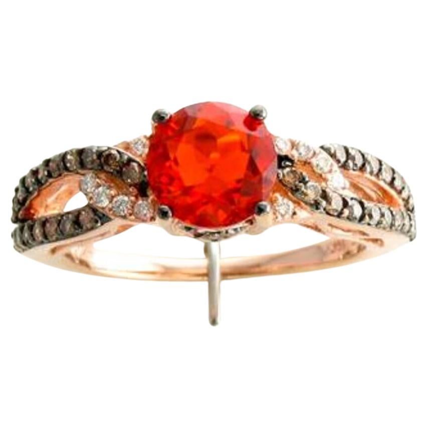 Le Vian Ring Featuring Neon Tangerine Fire Opal Chocolate Diamonds For ...