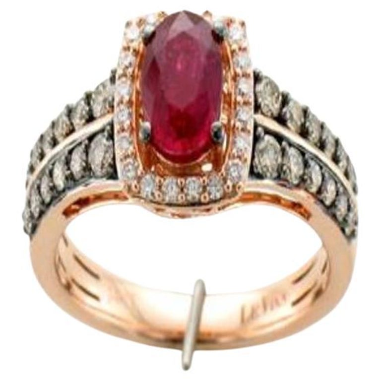 Le Vian Chocolatier Ring Featuring Passion Ruby Chocolate Diamonds