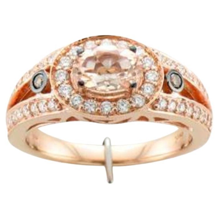 Le Vian Chocolatier Ring Featuring Peach Morganite Chocolate Diamonds ...
