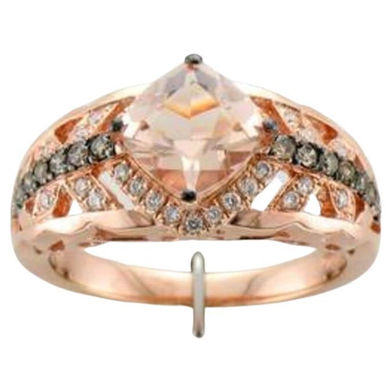 Le Vian Chocolatier Ring featuring Peach Morganite Chocolate Diamonds ...