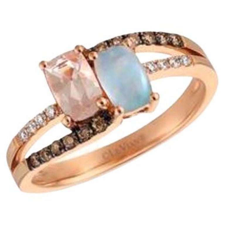 Le Vian Chocolatier Ring Featuring Peach Morganite, Neopolitan Opal ...
